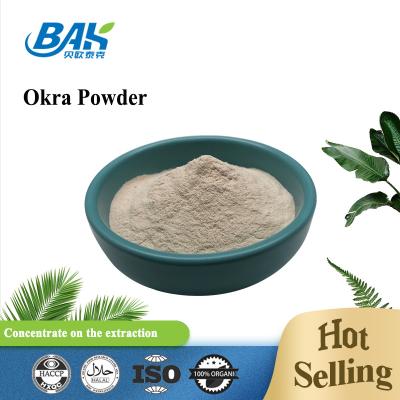 China Food Grade Fruit And Vegetable Powders Okra Powder 5% Polyphenol for sale