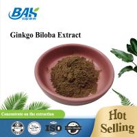 China Ginkgo Biloba Extract 24% Flavone Glycosides 6% Terpene Lactones Bulk Powder for sale