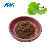 China Ginkgo Biloba Extract 24% Flavone 6% Lactones Brown Powder for Brain Health Supplements for sale