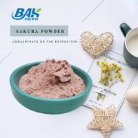 China Edible Sakura Powder 80 Mesh Prunus Serrulata Flower Extract for Women Health Supplement for sale