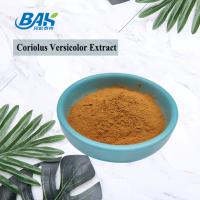 China Organic Coriolus Versicolor Mushroom Extract 10% Polysaccharides Brown Yellow Powder 1KG for sale