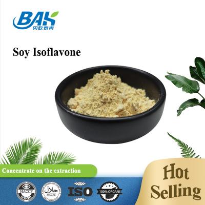 China Soy Isoflavones Powder 40% Soybean Extract Anti Aging Nutrient Supplement for Dietary Supplements Cosmetics for sale
