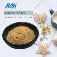 China Water Soluble Carrot Powder 60 Mesh Orange Fruit Vegetable Powder Halal Kosher for sale