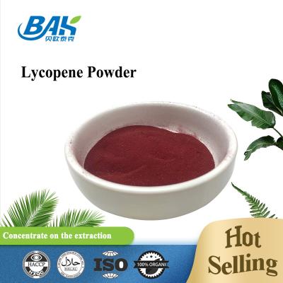 China Natural Lycopene Powder 60-80 Mesh 5% to 98% Tomato Extract Food Additive for sale