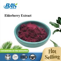 China 1% - 25% Anthocyanin Extract Supplement Elderberry Extract Powder Boost Immunity for sale