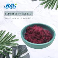 China 5% Anthocyanin Extract Supplement Elderberry Extract Purple Red Powder for sale