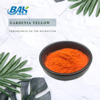 China Natural Gardenia Yellow Food Color Powder Halal Kosher ISO Water Soluble 1000 CFU/g for sale