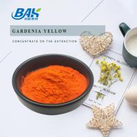 China Natural Gardenia Yellow Food Color Powder Halal Kosher ISO Water Soluble 1000 CFU/g for sale