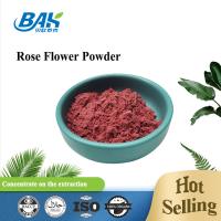 China Natural Red Rose Powder Cosmetic Ingredient 80 Mesh Food Grade for Baking and Skincare for sale
