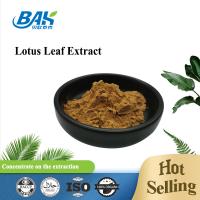 China Lotus Leaf Extract Nuciferine 98% Weight Loss Supplement Powder 80 Mesh for sale