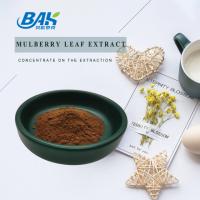 China Pure Fruit 10% Mulberry Leaf Extract Supplement Brown Powder for sale