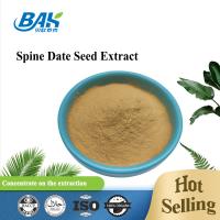 China Spine Date Seed Extract 2% Jujubosides Sleep Enhancing Supplement Brown Powder 80 Mesh for sale