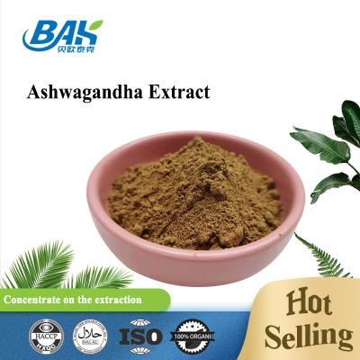 China Ashwagandha Extract 1% Withanolide Mens Health Supplement Root Powder 25kg for sale