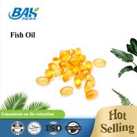 China Fish Oil Softgel Capsule 500mg Transparent Yellow Omega 3 DHA EPA Supplement for sale