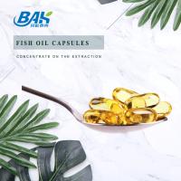 China Fish Oil Softgel Capsule 500mg Transparent Yellow Omega 3 DHA EPA Supplement for sale