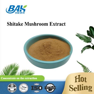 China Polysaccharides 7% 10% Shiitake Mushroom Extract Brown Yellow Powder for sale