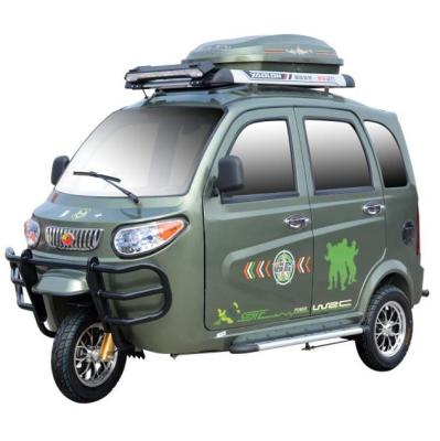 China Electric Tricycle YAOLON Tuk Tuk High Speed Taxi Trike Rickshaw 3 Wheel With Driver Cabin for sale