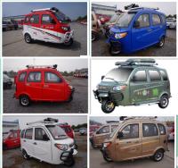China High popularity cabin 3 wheel gasoline petrol passengers tricycle for adults for sale