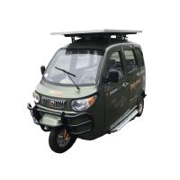 China YAOLON 2019 hot selling new energy Classical mini electric car solar electric tricycle adult with cabin for sale