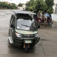 China YAOLON 2019 hot selling new energy Classical mini electric car solar electric tricycle adult with cabin for sale