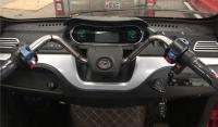 China China three wheeler auto rickshaw luxurious New energy solar electric big space 5passengers enclosed tricycle for sale