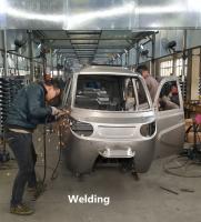 China YAOLON factory Hot selling cabin 3 wheels motorcycles closed body passengers gasoline tricycle motorized with roof for sale