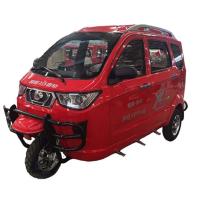 China High Popularity 2021 Adult Gasoline Motorcycle Three Wheels Tricycle with Cabin for sale