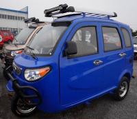 China 250CC Gasoline Motorized Tricycle with Enclosed Cabin and Luggage Wheel and Passenger for sale
