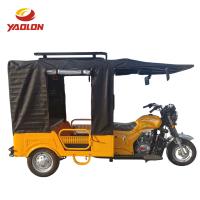China Hot selling YAOLON  150cc wind cooled  passenger  tricycle petrol  type  Tuk Tuk Motorised Gasoline Three Wheel taxi  Tricyle for sale