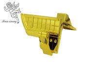 China Gold ABS Plastic Coffin Furniture Casket Corner With Cross Decoration for sale