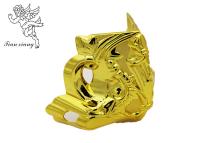 China European Coffin Fitting Casket Corners Pale Gold PP Virgin Plastic 18# With Steel Tubes for sale