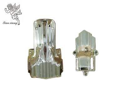China 10# Casket Corners Coffin Decoration 56cm X 42cm X 37cm Silver ABS Material for sale