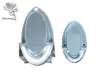 China Silver Color American Style coffin Furniture Casket Corner with  Iron tubes for sale