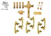 China Funeral Decoration Casket Handles H9001 , Adult Coffins And Caskets Accessories for sale
