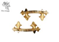China African Gold Coffin Ornaments H9001 , Professional Coffin Handles Suppliers for sale