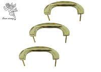 China Pale Gold Plastic And Metal Casket Hardware , Wholesale Coffin Handles H9021 for sale