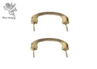 China Strong Golden Adult Metal Casket Handle Plastic Outside Europe Style H9021 for sale