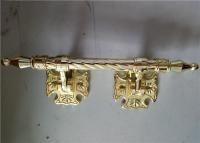 China Standard Size Coffin Hardware , Antique Bronze Color Decoration Coffin Handles for sale