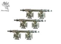 China Strong Zamak Customized Casket Handles , Golden Metal Coffin Ornamental H9025 for sale