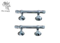China Standard Zinc Coffin Handles Shining Silver Color , Eggs Pattern Casket Handles Wholesale for sale