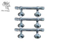 China Standard Zinc Coffin Handles Shining Silver Color , Eggs Pattern Casket Handles Wholesale for sale