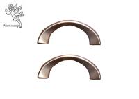 China Iron Solid Metal Casket Handle Copper Color Big Size Funeral Coffin Fittings H9016 for sale
