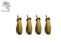 China Antique Brass Color Casket Handle Hardware , Coffin Accessories Iron Material for sale