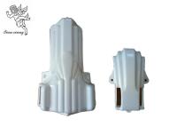 China White Coffin Decorative Casket Corners Plastic 60cm X 45cm X 35cmCorner 11# for sale