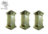 China Coffin Swing Handle Decoration Coffin Corner PP Material Pale Gold Coffin Accessories for sale
