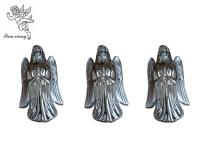 China Silver Plating Casket Accessories PP Funeral Coffin Ornaments Angel Model for sale