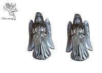 China Silver Plating Casket Accessories PP Funeral Coffin Ornaments Angel Model for sale