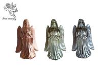 China Gold Silver Copper Angel Coffin Fittings Angel 002# Coffin Corner PP Plastic for sale