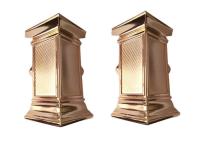 China Copper corner Customized Standard plastic Coffin parts for Decorateing swing bar for sale