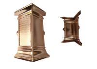 China Copper corner Customized Standard plastic Coffin parts for Decorateing swing bar for sale